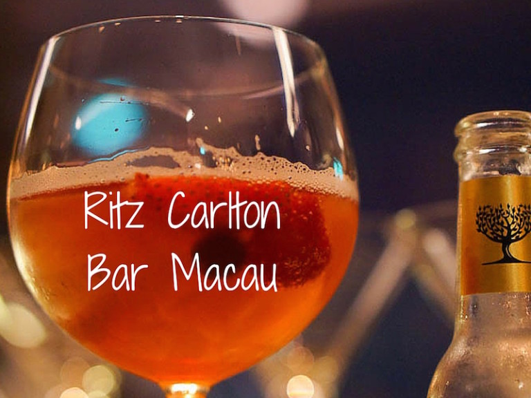 Ritz-Carlton Bar Macau - A Proper Gin and Tonic
